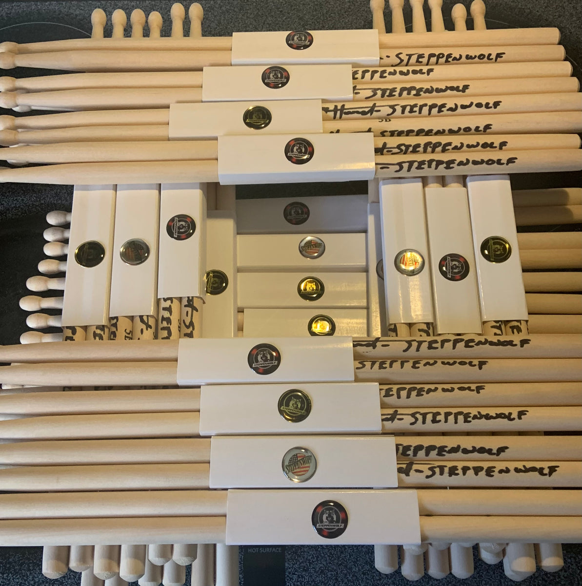 Drum Sticks, autographed by long time drummer for John Kay & Steppenwo ...